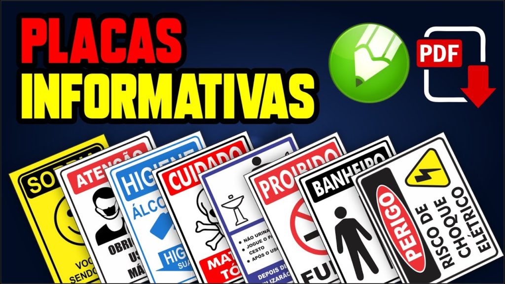 Placas Informativas - IMPRESSIONE SHOP