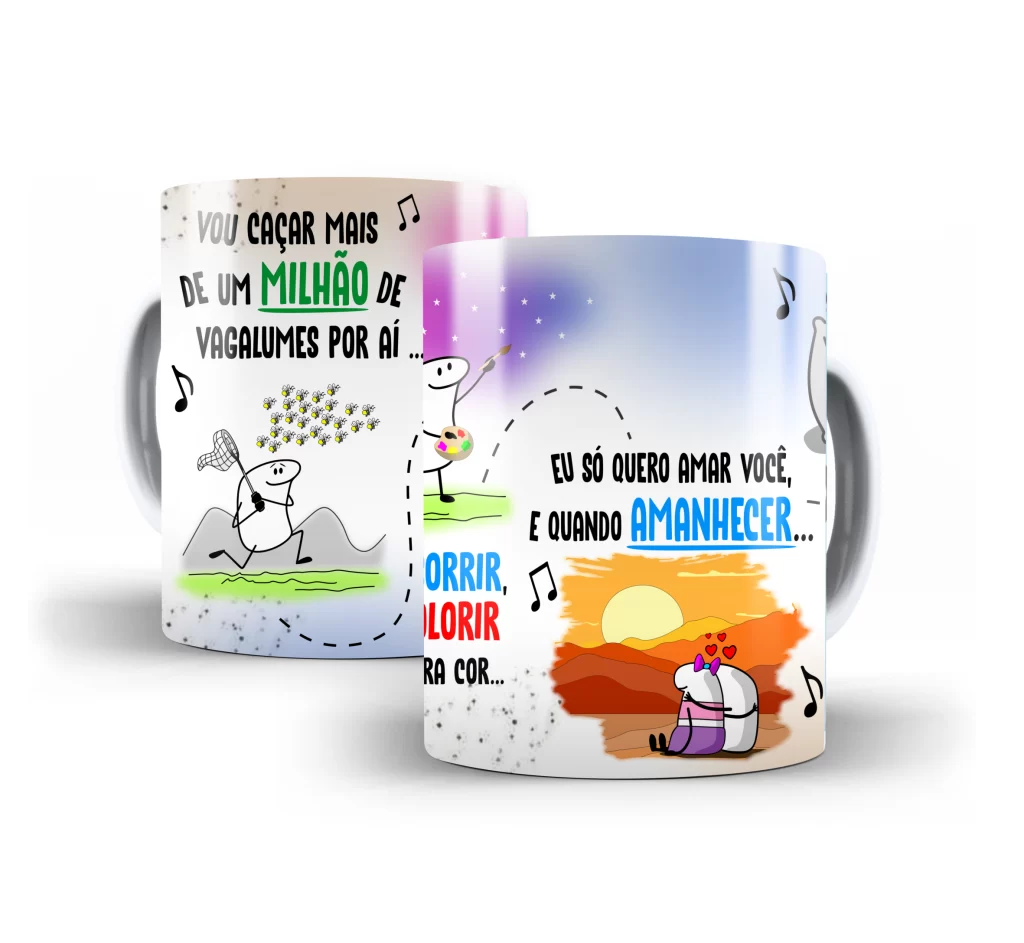 Caneca Flork Vagalume (Arquivo Digital) - IMPRESSIONE SHOP