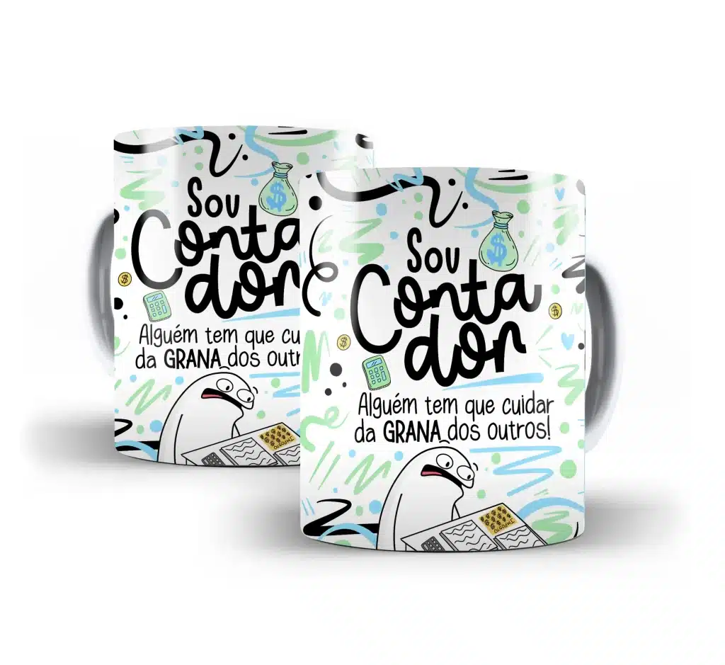 Caneca Flork Contador - Arquivo Digital - IMPRESSIONE SHOP